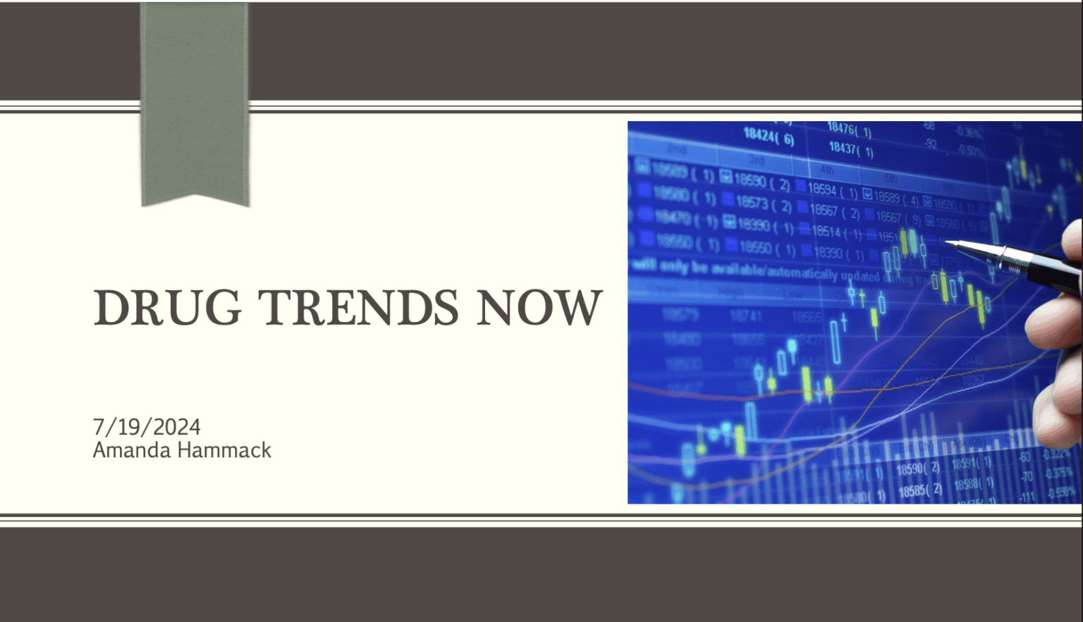 Drug Trends Today | Evolution Mental Health Services